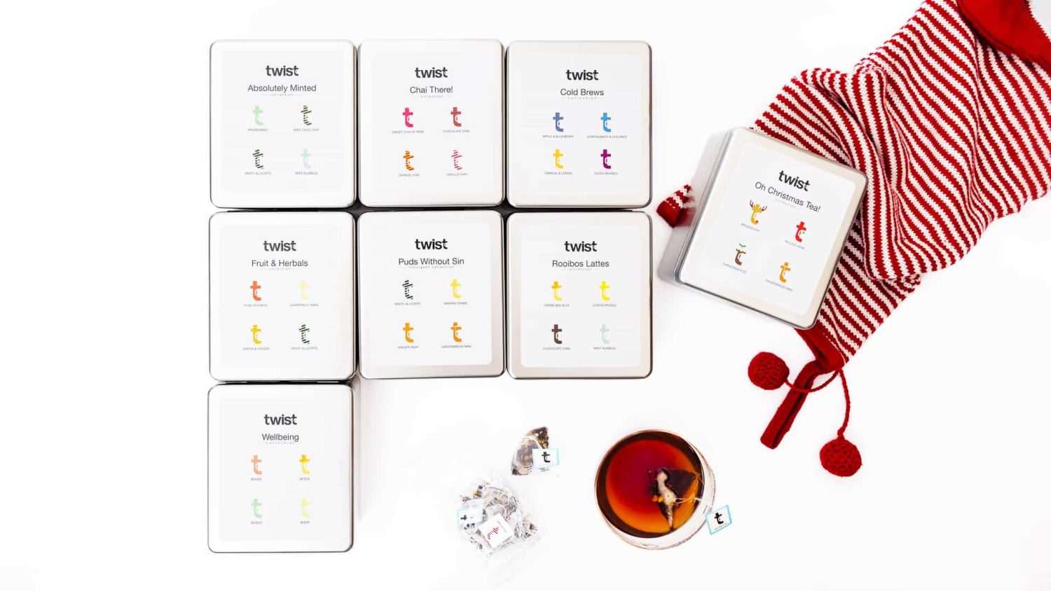 Four Section Selection Box - Twist Teas